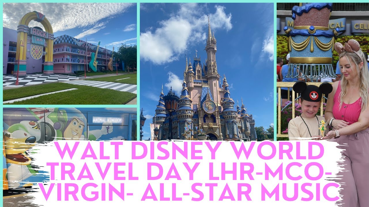 WALT DISNEY WORLD 2022 | SINGLE PARENT | TRAVEL DAY| LHR-MCO|VIRGIN ...