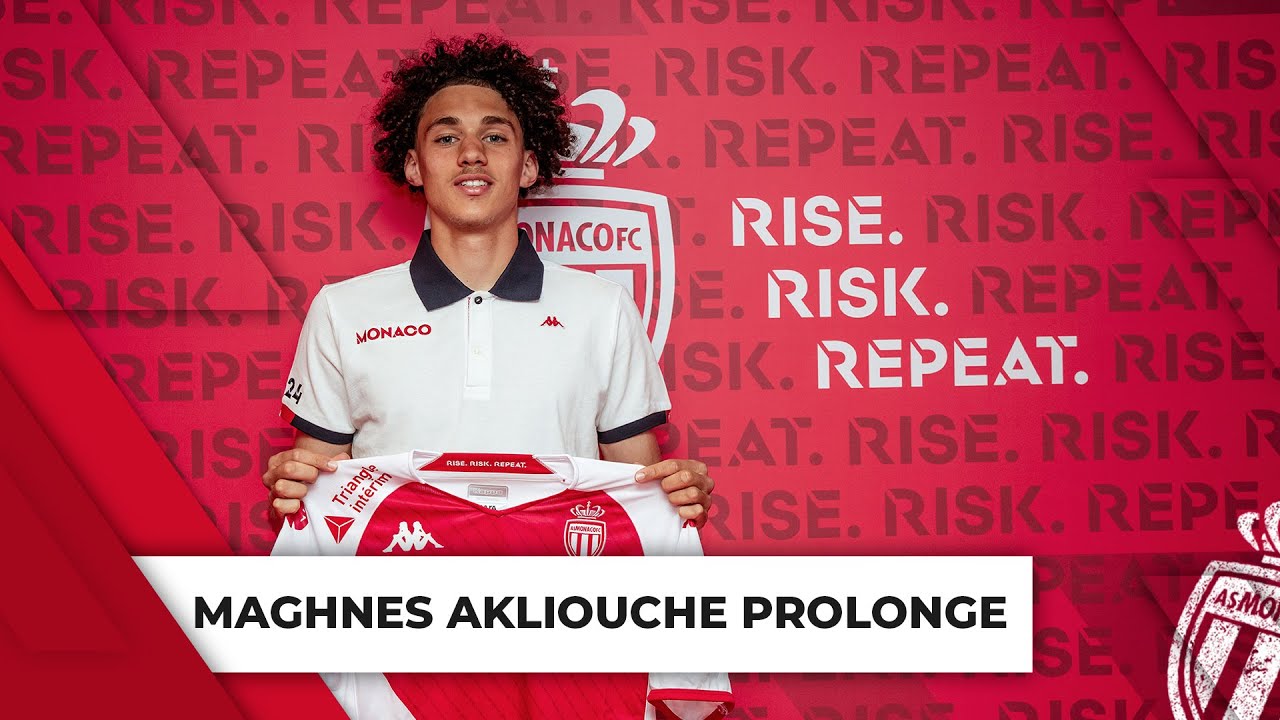 Maghnes Akliouche prolonge avec l'AS Monaco - YouTube