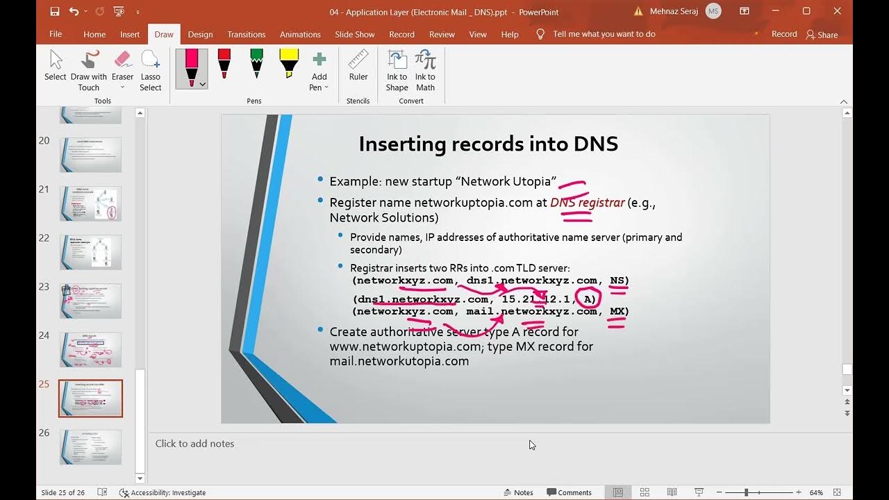 6. CSE421 Sec6 19 Feb DNS FTP P2P - YouTube