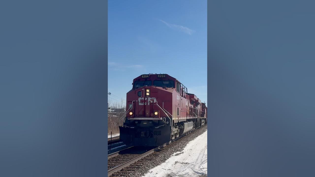 CP 8204 leads CPKC 247 past Mayfair - YouTube