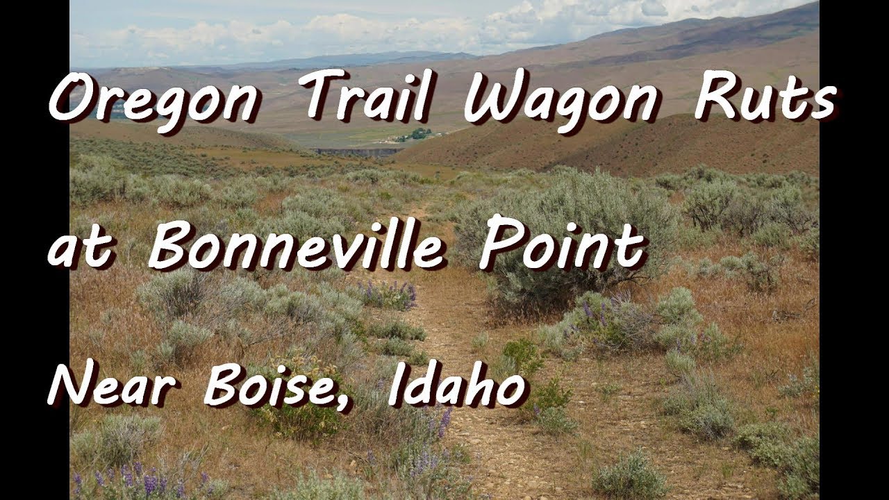 Oregon Trail Wagon Ruts at Bonneville Point, Idaho - YouTube