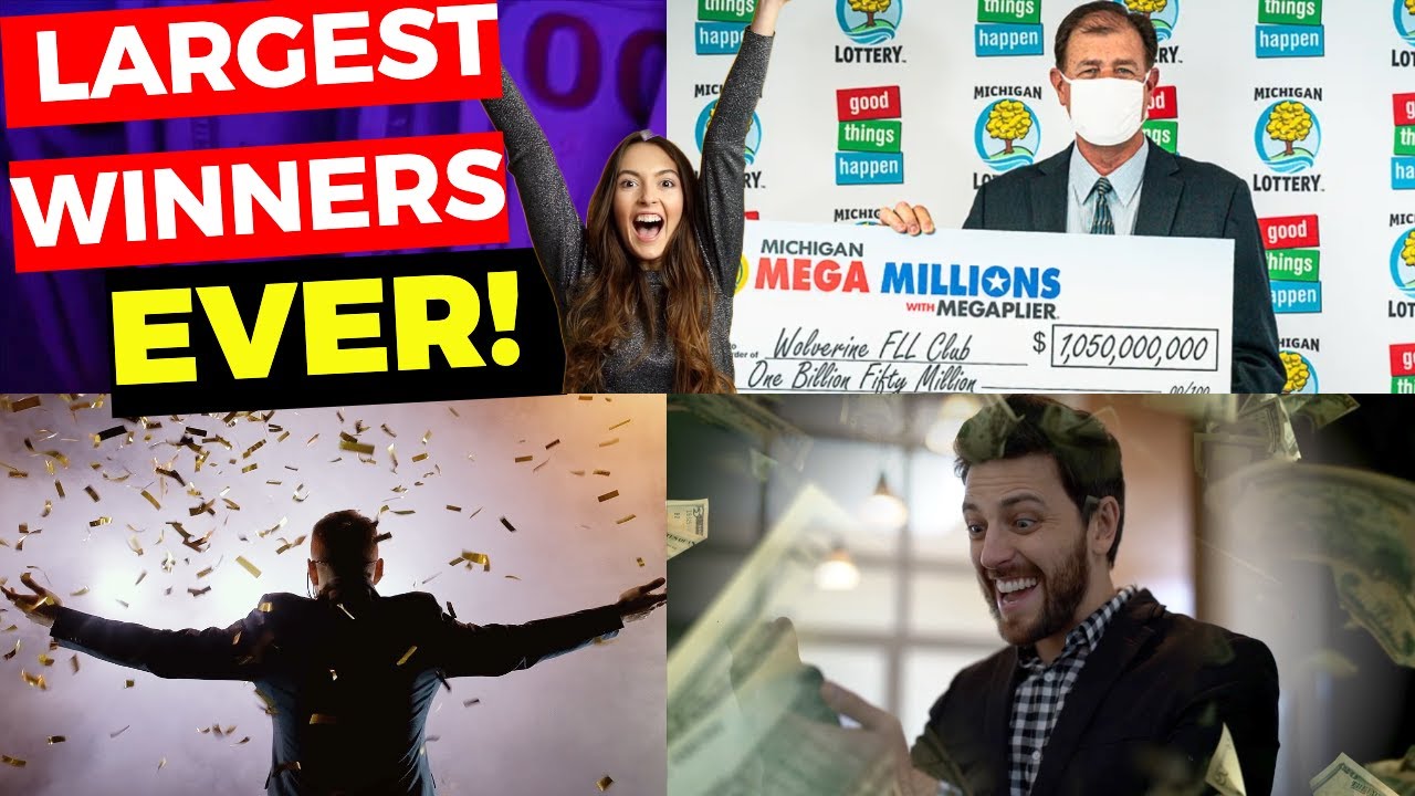 10 LARGEST Lottery Jackpot WINNERS! - YouTube