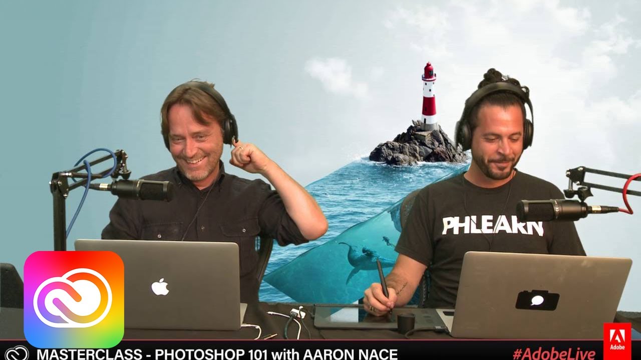 Live Masterclass with Aaron Nace - Photoshop 101 1/3 | Adobe Creative ...