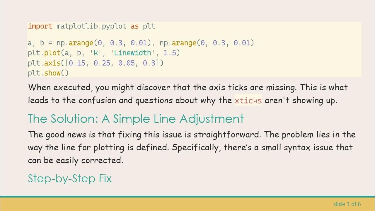 Fixing Axis Labels Not Showing in Matplotlib for Python - YouTube