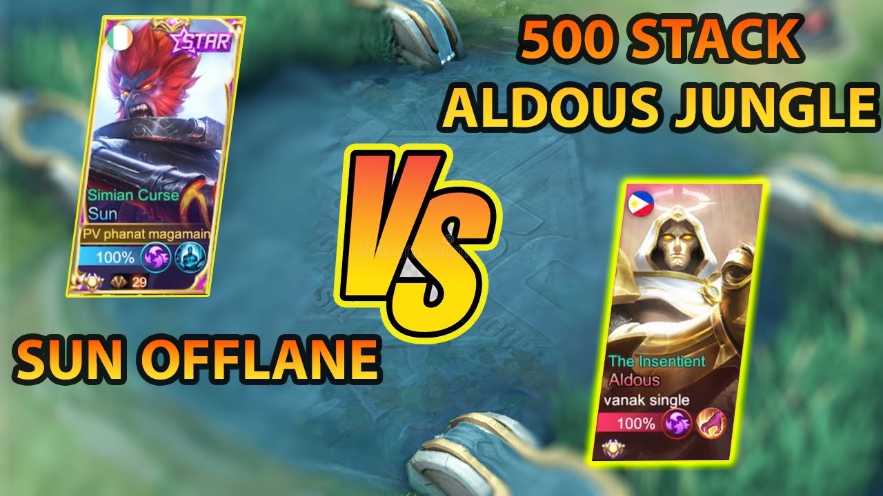SUN OFFLANE VS ALDOUS JUNGLE 500 STACK|| SUN BEST BUILD TOP-1 - YouTube