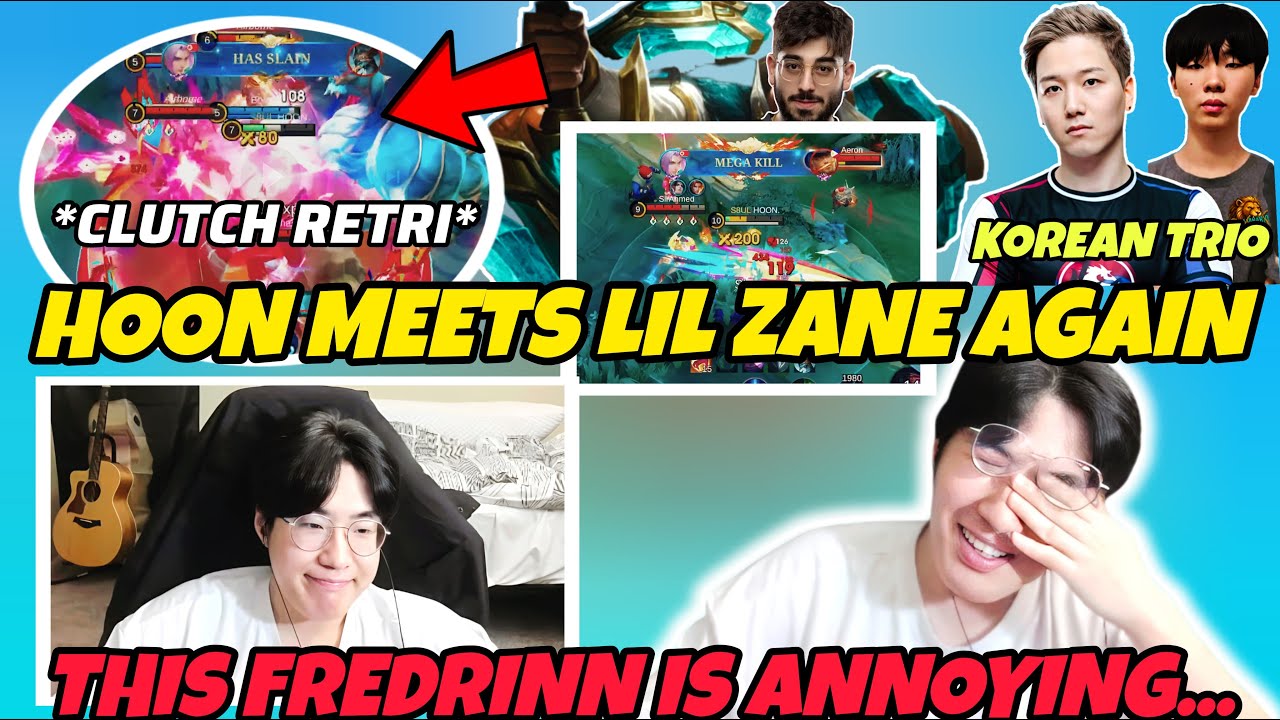 HOON & GEN MEET THE 'LIL MOBAZANE' | KOREAN TRIO | MLBB HIGHLIGHTS ...