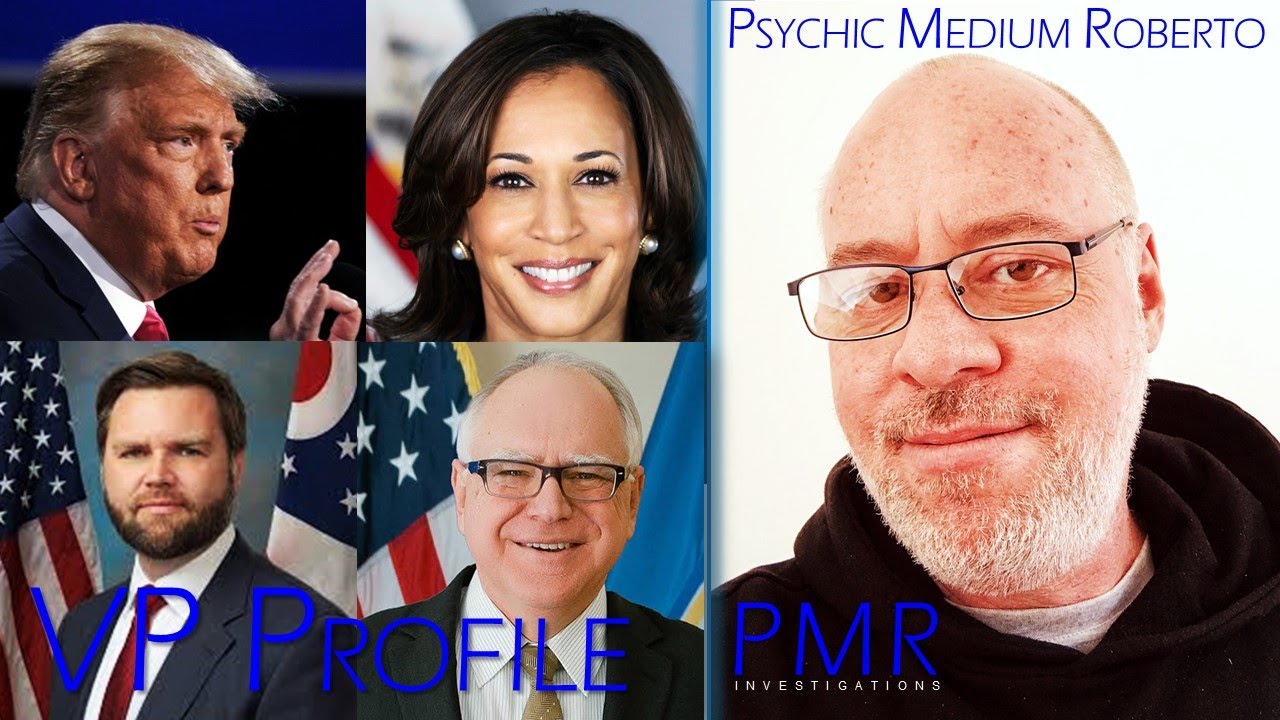 VP Match-Up: JD Vance and Tim Walz - A profile by numbers by Psychic Medium Roberto. - YouTube