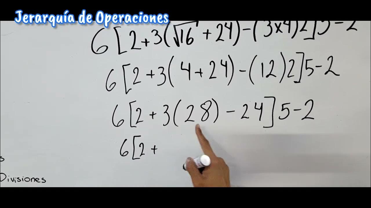 Jerarquía de Operaciones con paréntesis #matematicas #maths #secundaria ...