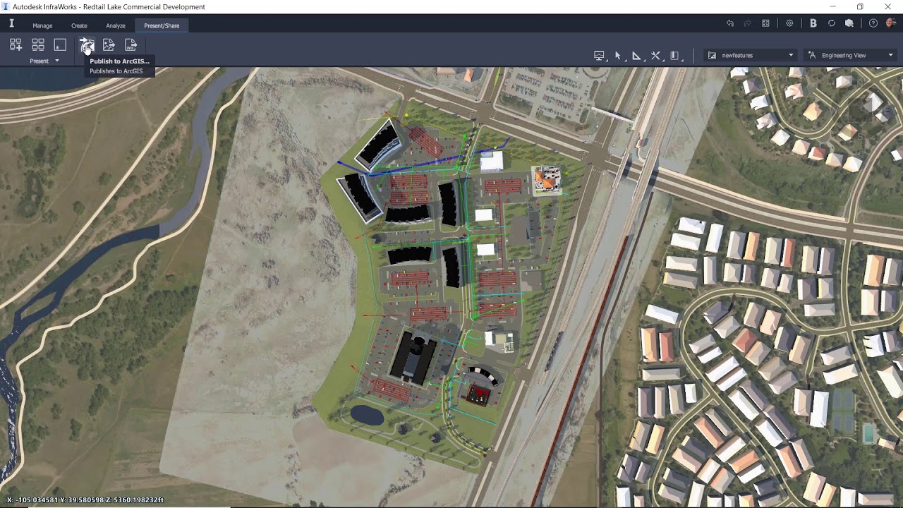 What's New in InfraWorks (2020.1): Publish to ArcGIS - YouTube