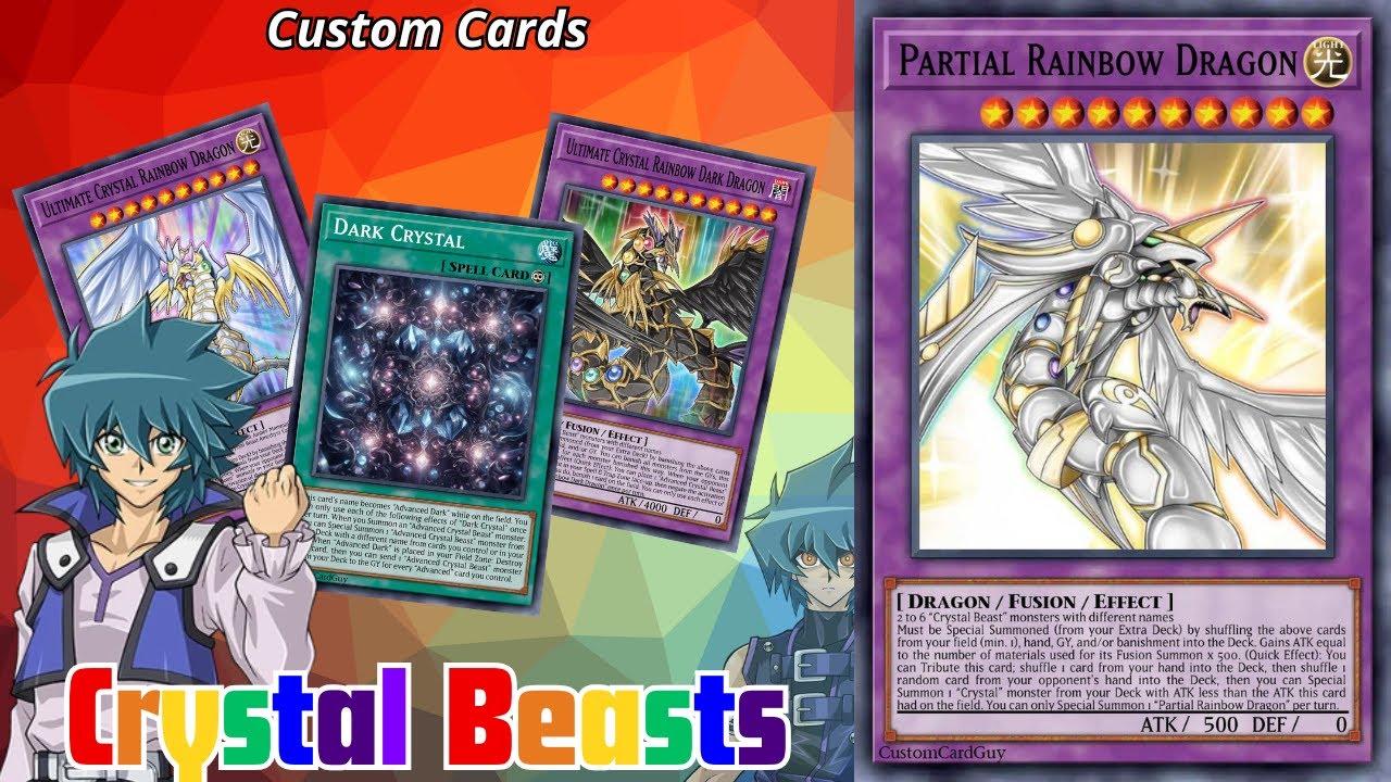 Crystal Beast Support | Custom Cards - YouTube