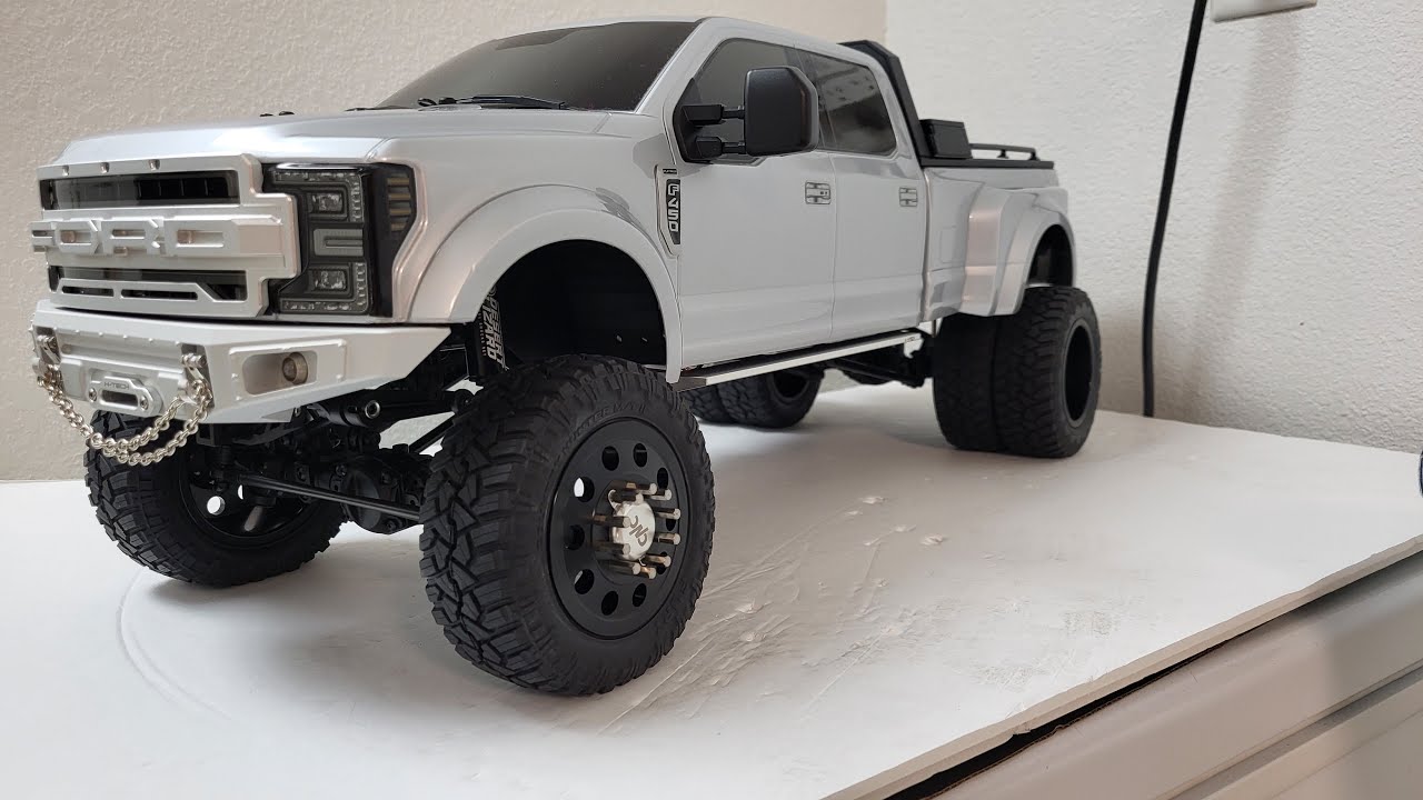 Crawler and Customs Alcoa Aluminum Wheels for my CEN F-450 - YouTube