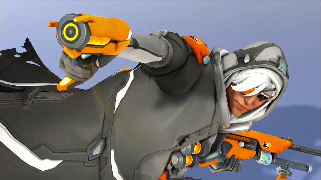 [PART 1] OWL Grey & White skins Gameplay - Ana,Lucio,Mercy,Zenyatta ...