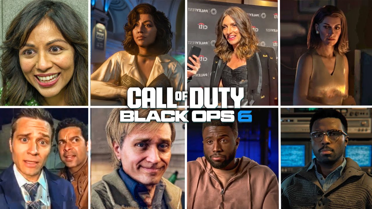 Call of Duty Black Ops 6 Face Models In Real Life & Voice Actors - YouTube
