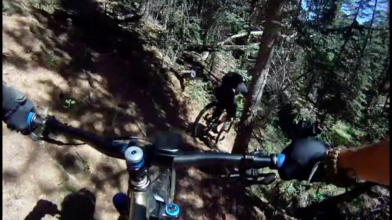 Alpine single track fun - YouTube