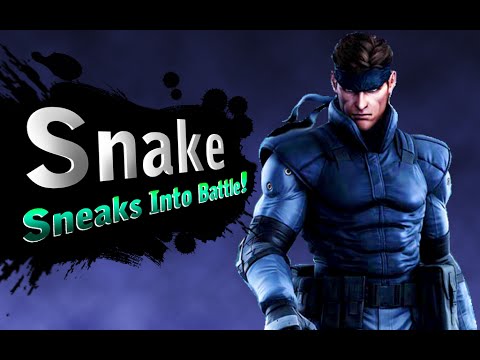 Super Smash Bros. for 3DS/Wii U THE SOLID SNAKE!!!! - YouTube