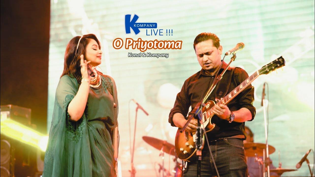 O PRIYOTOMA | KONAL & Kompany (LIVE) | SHAKIB KHAN | IDHIKA PAUL| Rock With Rocky - YouTube