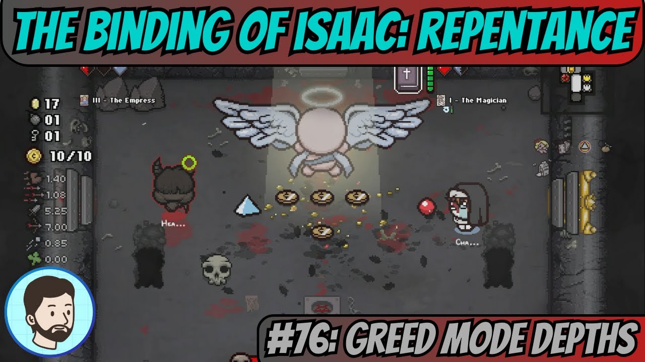 The Binding of Isaac: Repentance (PC) - Part 76: Greed Mode Depths ...