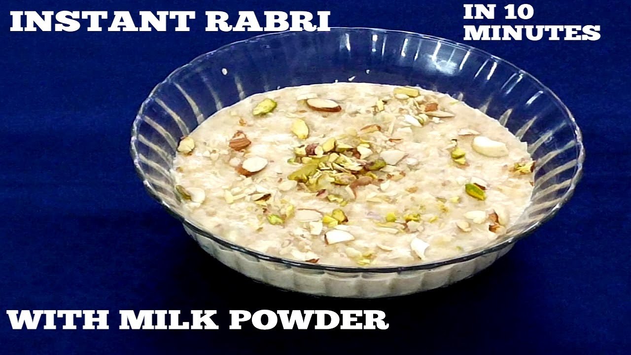 Instant Rabri I Quick Rabri I Rabri Recipe In 10 Min. - YouTube