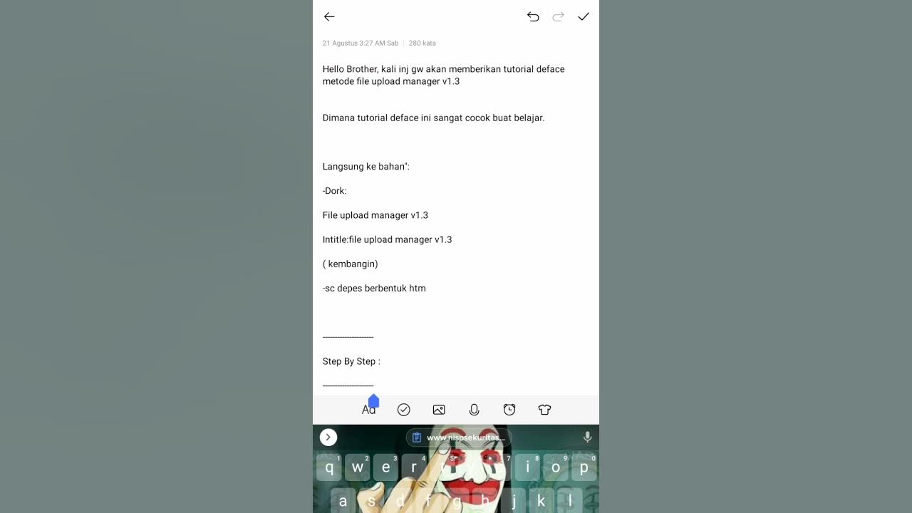 deface metode file upload manager v1.3 - YouTube