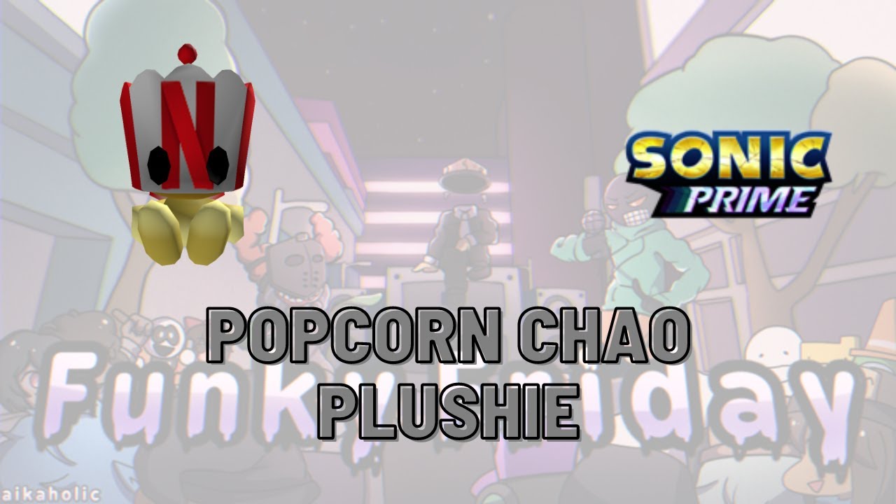 How to get Popcorn Chao Plushie in Funky Friday roblox - YouTube
