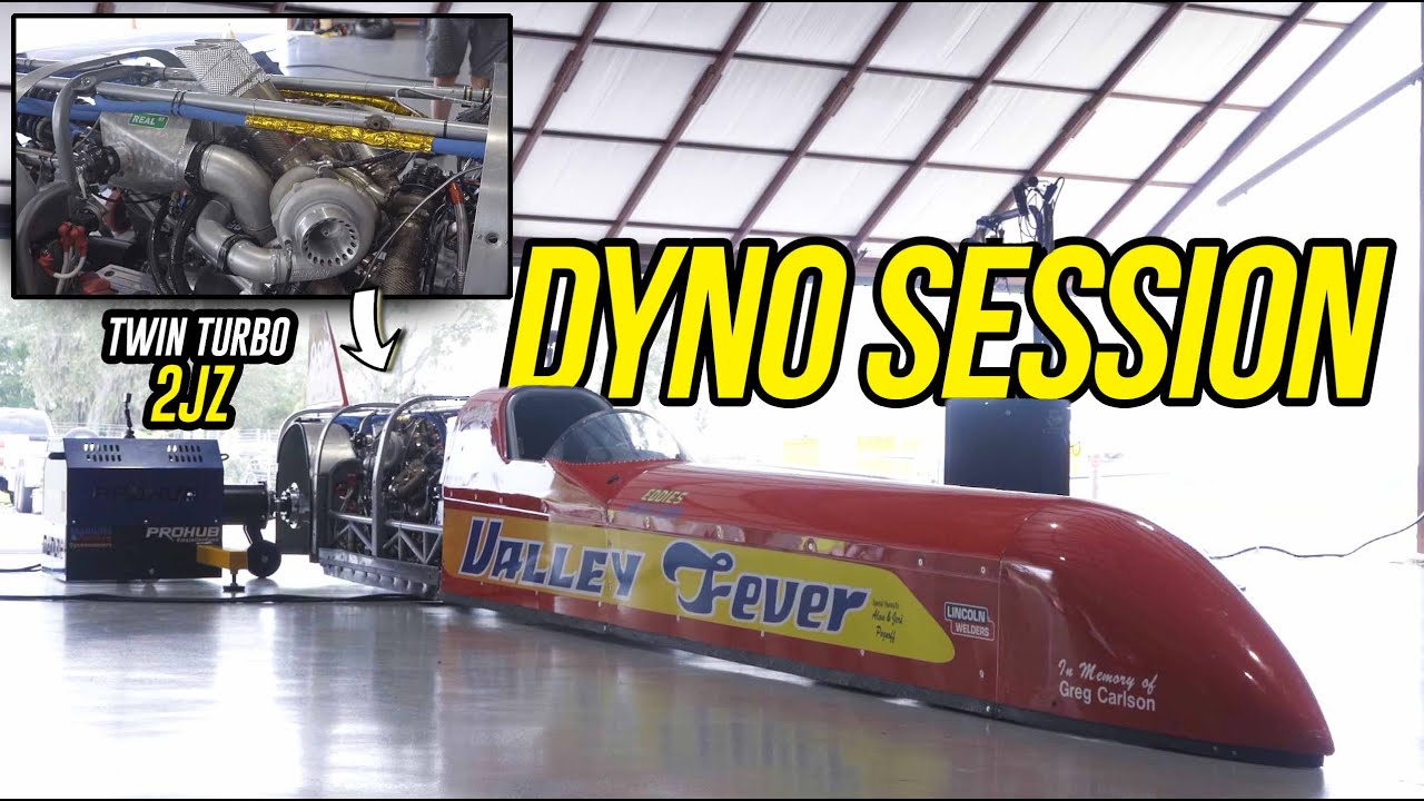 Twin Turbo 2JZ Streamliner On The Dyno! Testing Before The 400mph ...