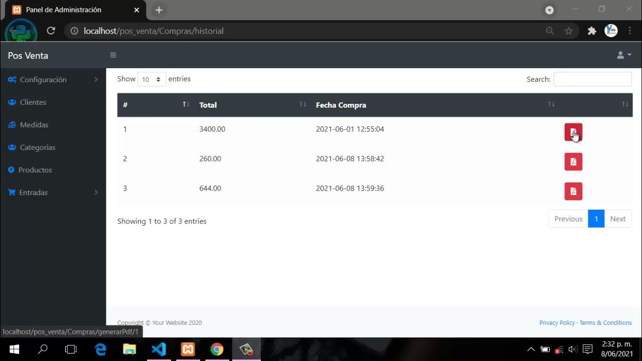 19._ Sistema de venta en PHP, Javascript y MySQL, Modificar datos de empresa - YouTube