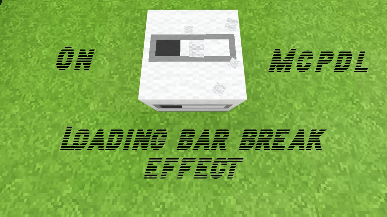 Loading Bar Break effect in Minecraft | Free Download - YouTube