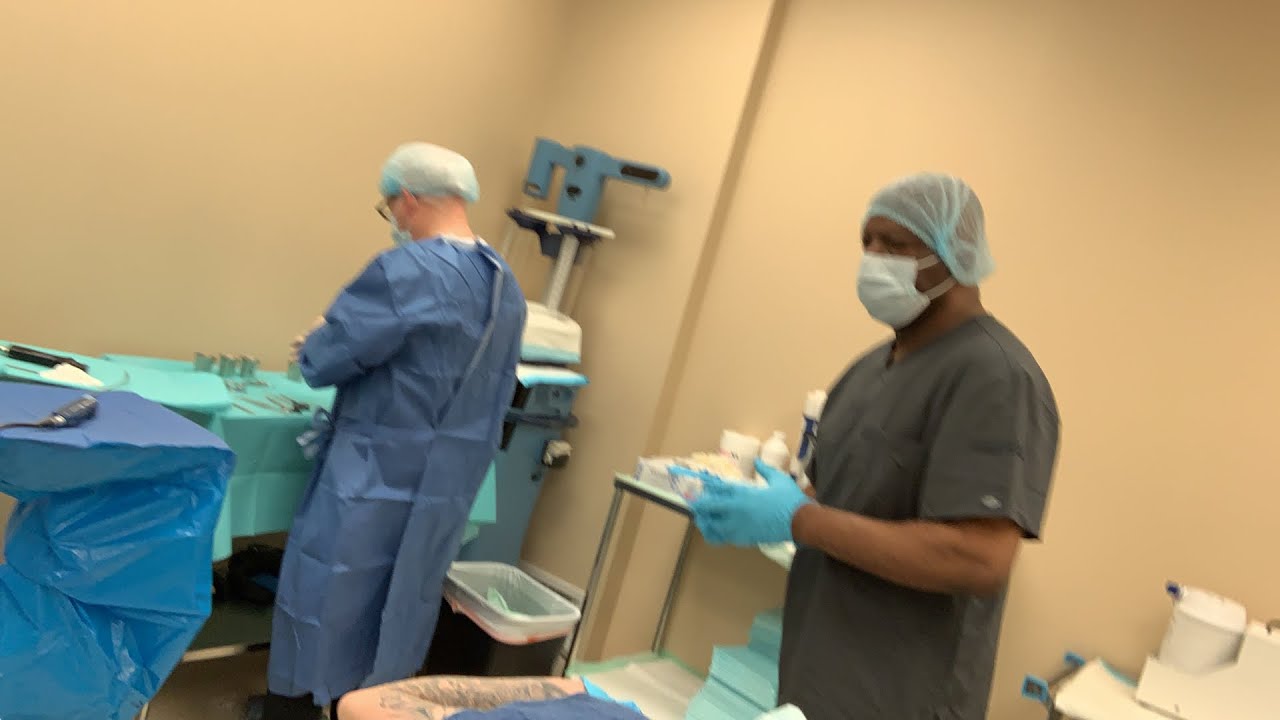 GYNECOMASTIA SURGERY “NECK 2 NUTS” LIVE - YouTube