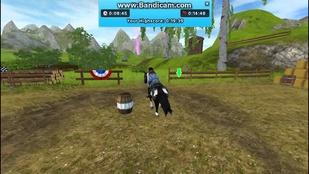 Star Stable Online Racing - Marley's Barrel Race (10) - YouTube