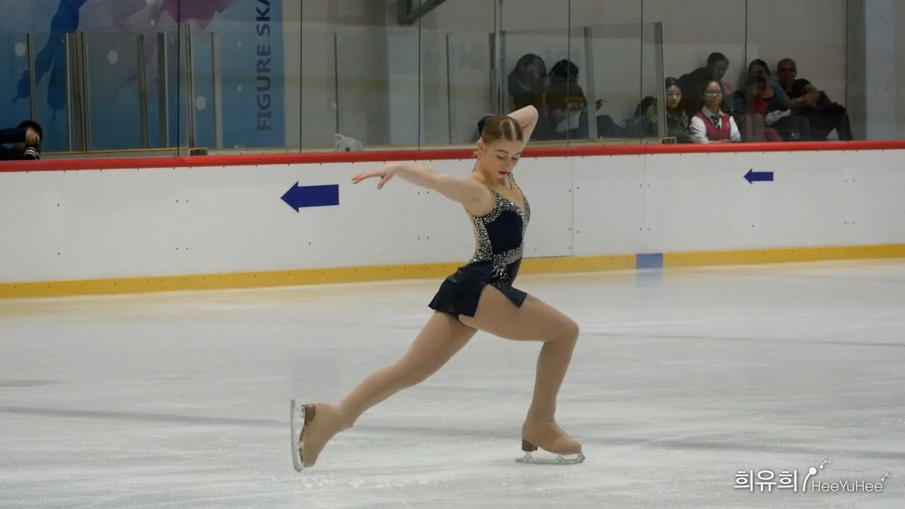 2016 Asian Trophy (DAY3) Advanced Novice Girls #03 Grace CALEY (AUS) FS ...