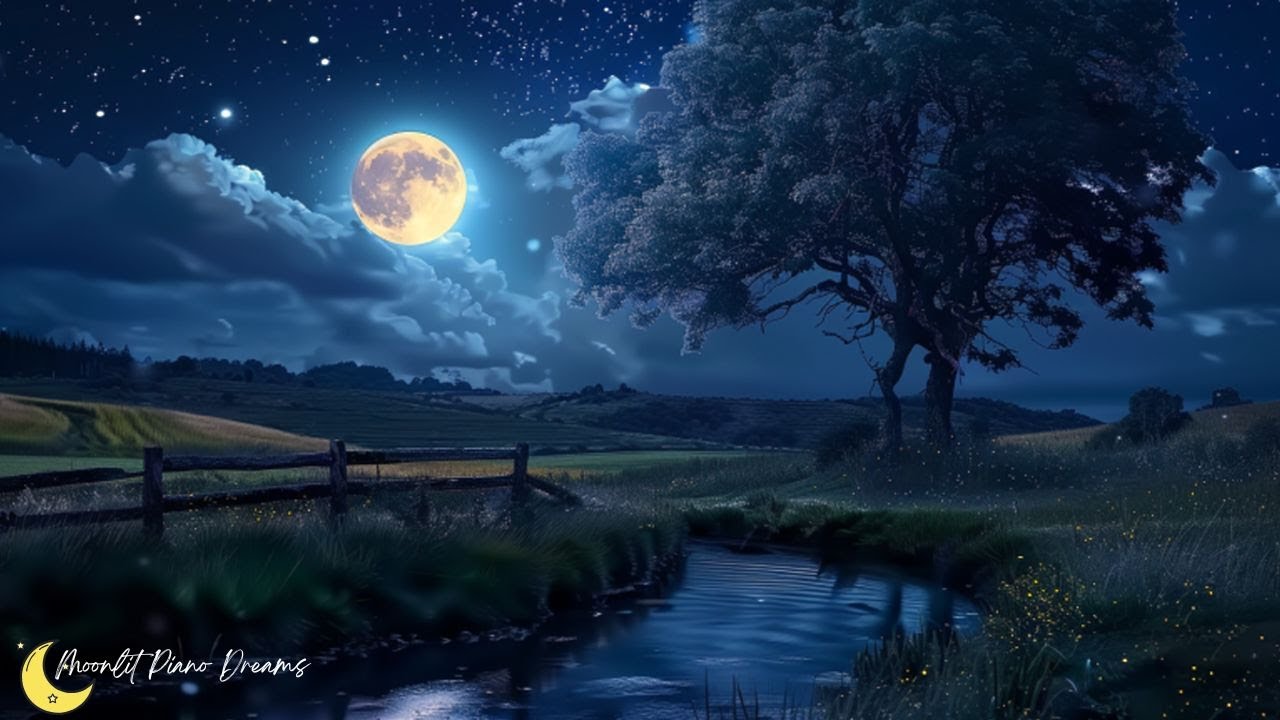🌿 Restorative Sleep with Fireflies Glow • Release Stress & Negative ...