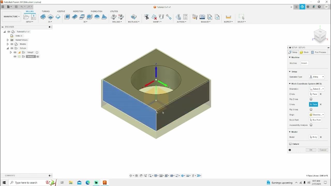How to: Fusion 360 part setup - YouTube