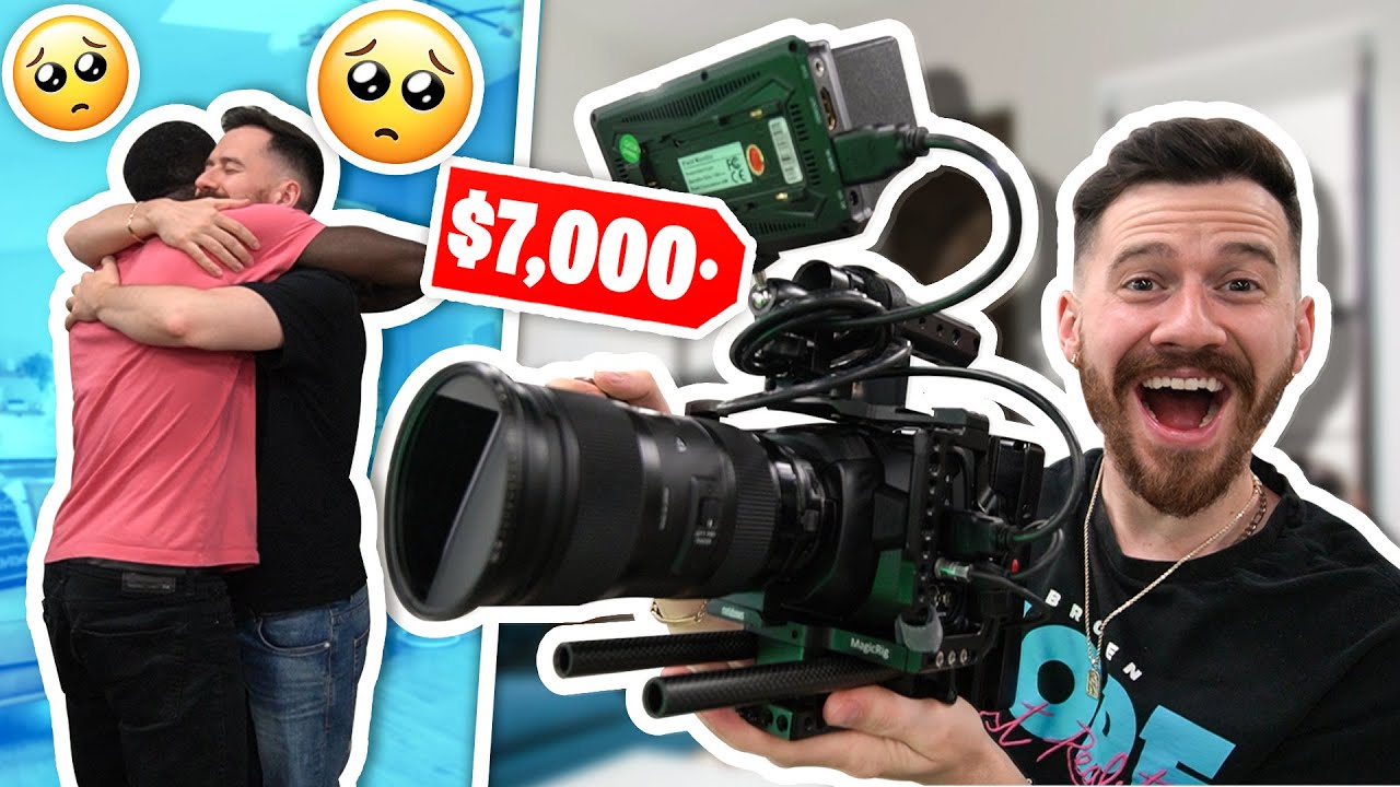 SURPRISING MY EDITOR WITH A $7,000 CAMERA!! *JAY FACE REVEAL* - YouTube