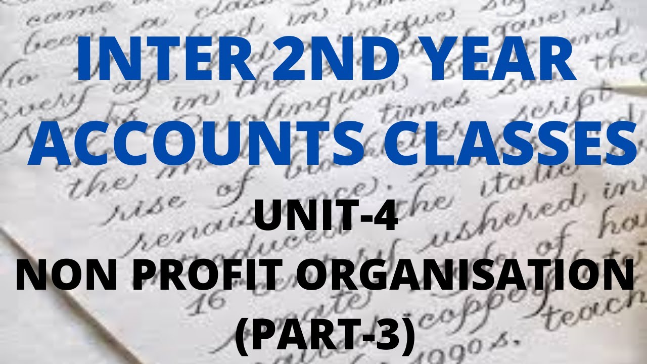 INTER 2ND YEAR INCOME AND EXPENDITURES PROBLEMS|ACCOUNTS CLASS FOR ...