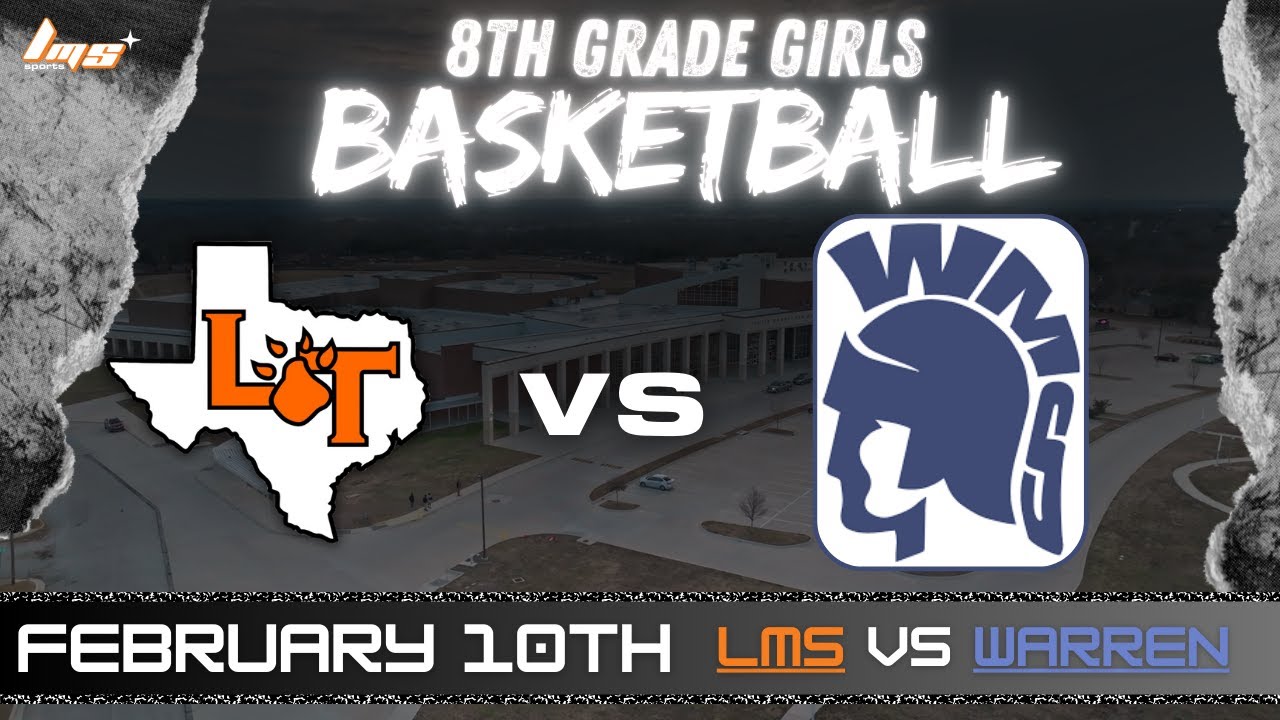 Lancaster 8th Grade Girls Basketball | LMS VS Warren MS | Only on LMS ...