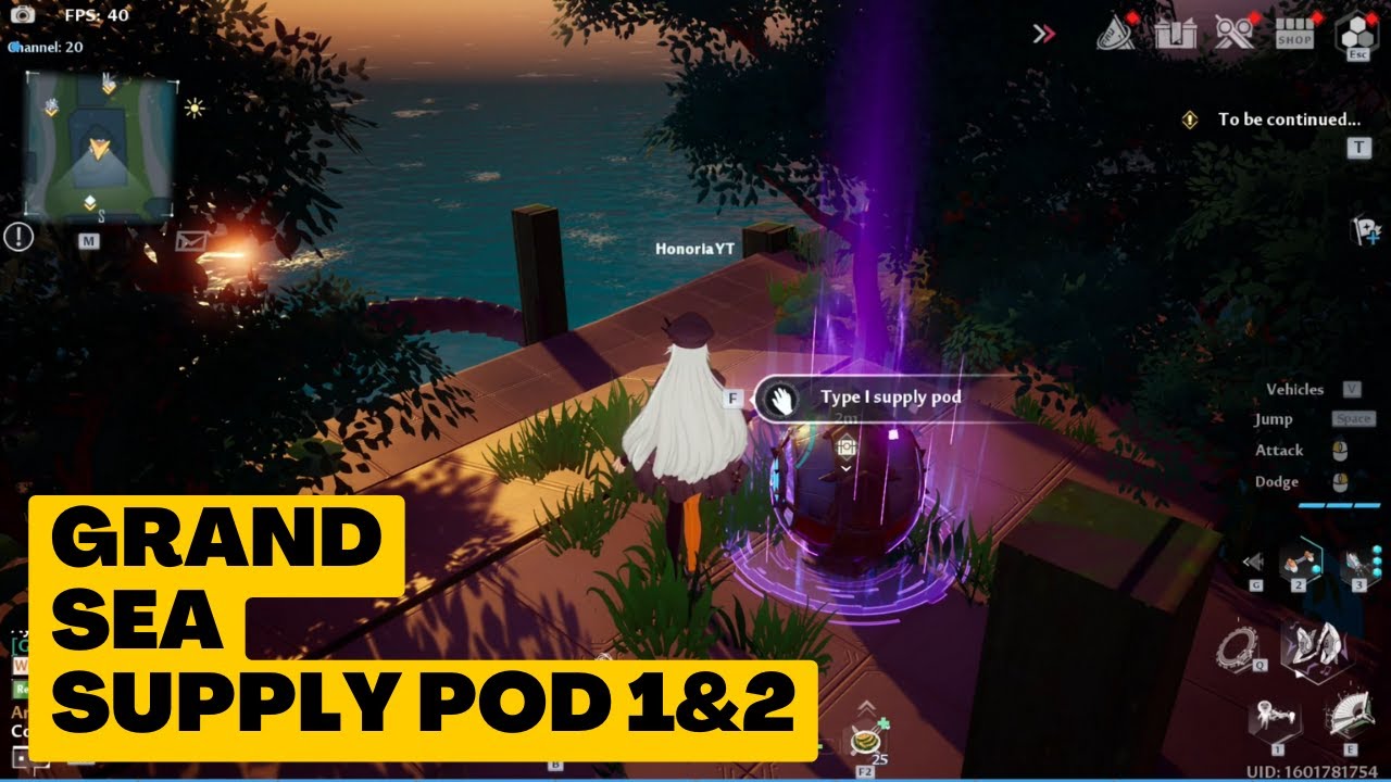 All Supply Pod 1 & 2 Location | Grand Sea [TOF] - YouTube