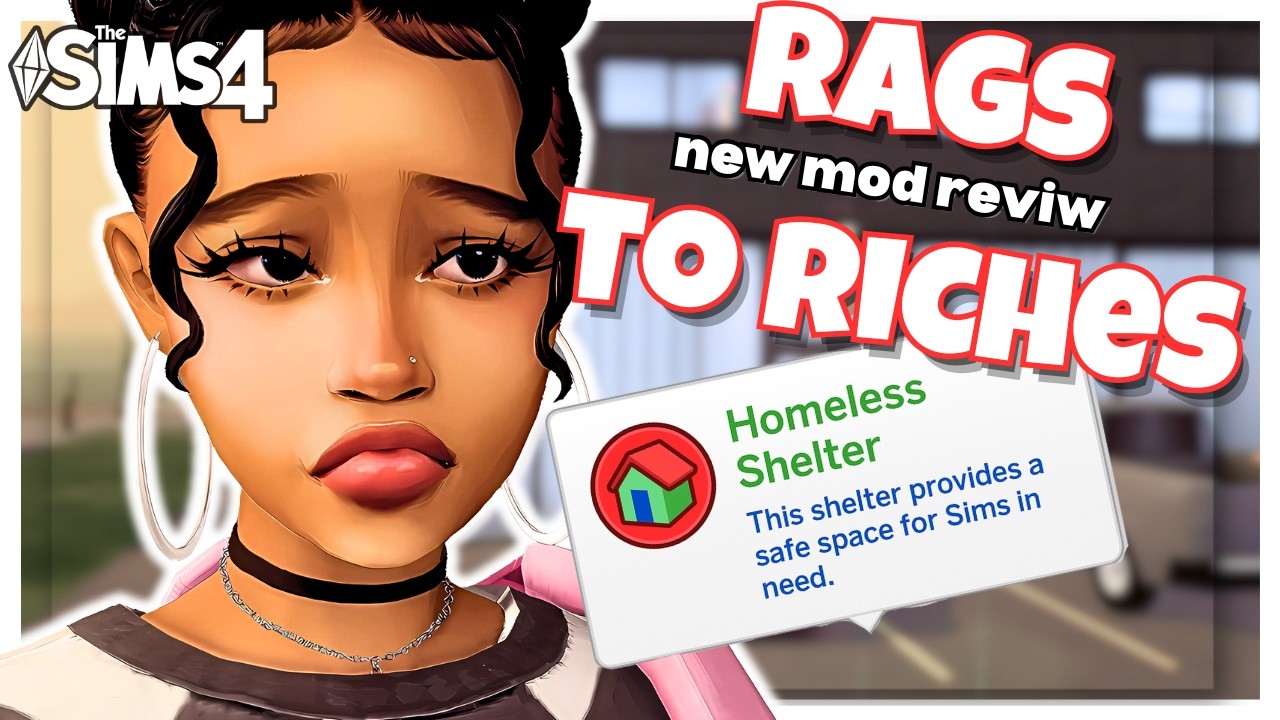 MUST HAVE Sims 4 Rags To Riches Mod + Gameplay Review - YouTube