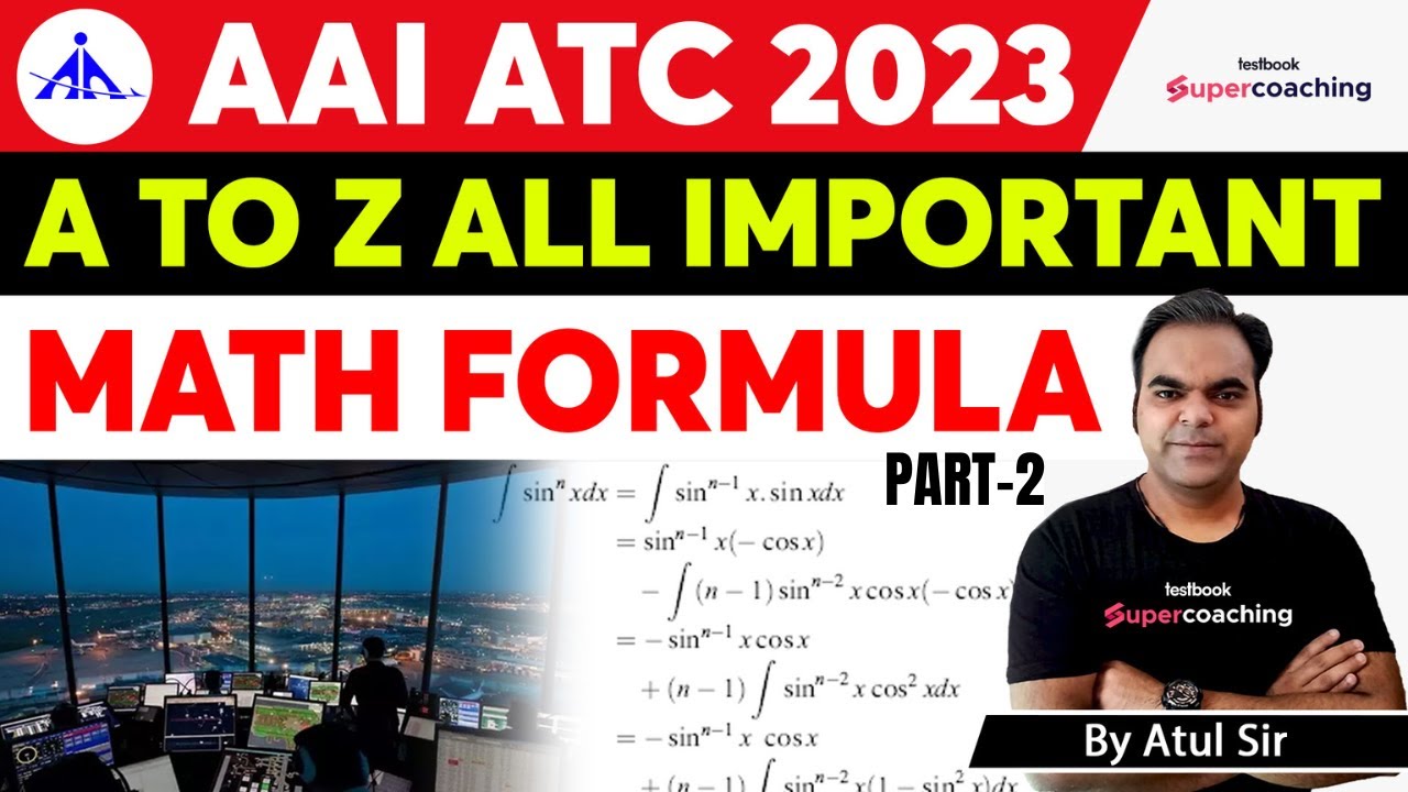AAI ATC Maths Formula | A to Z Most Important Formulas (Part-2) | AAI ...
