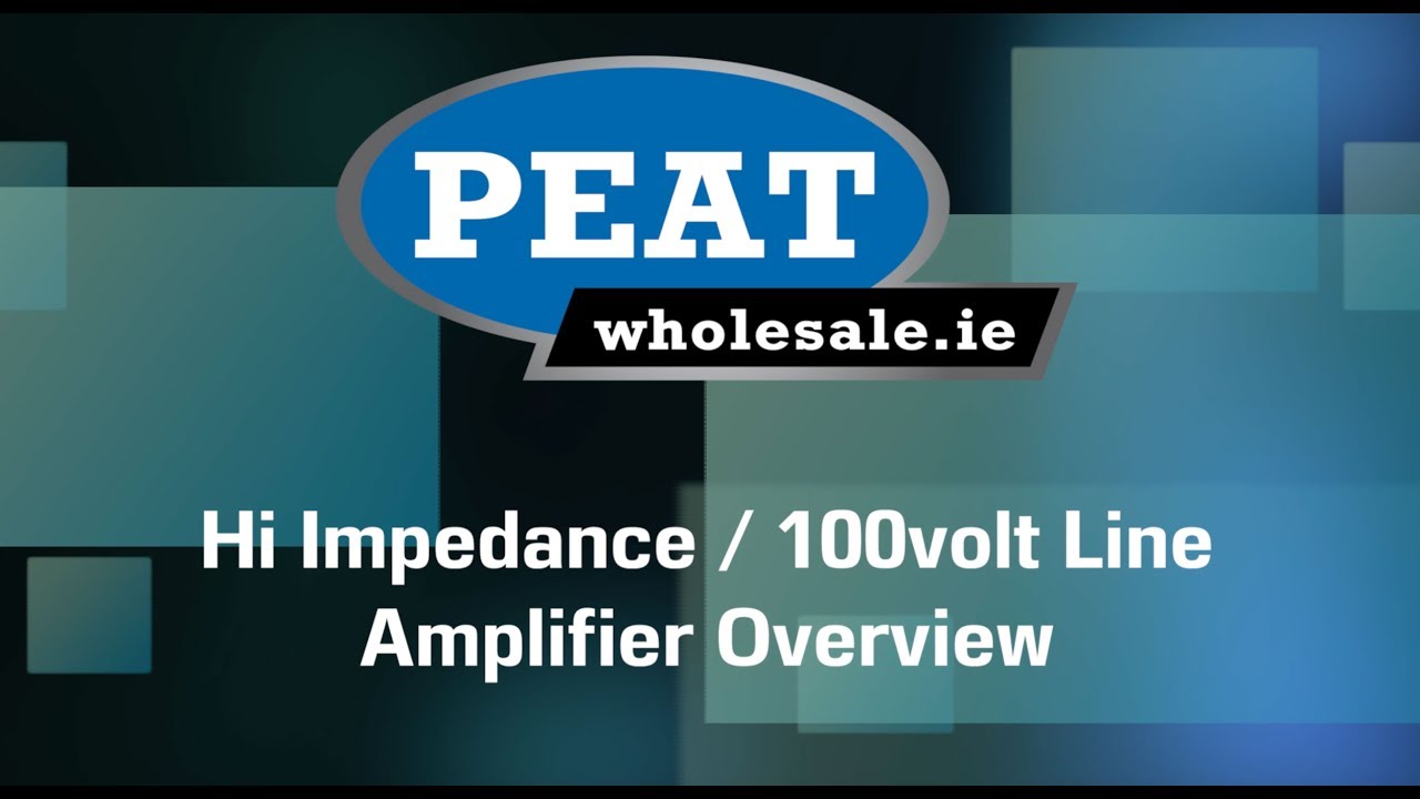 100v Line Amplifier Overview - YouTube