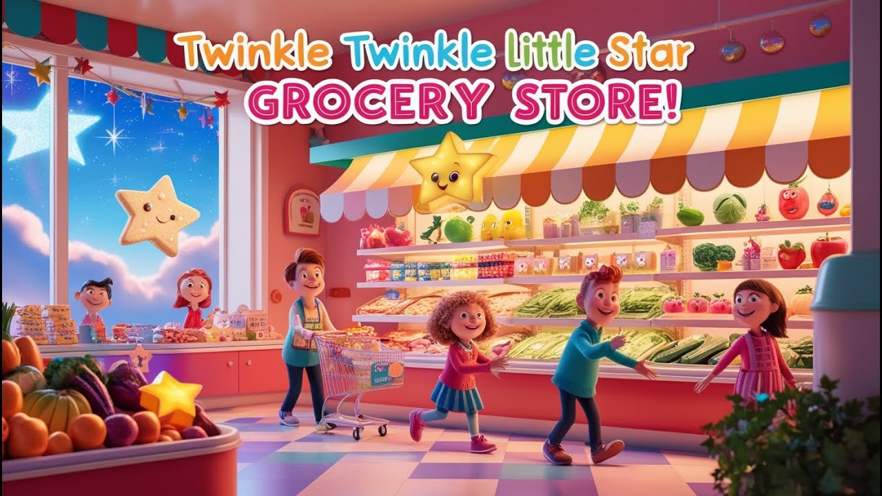 winkle Twinkle Little Star Grocery Store! | CoComelon Nursery Rhymes ...