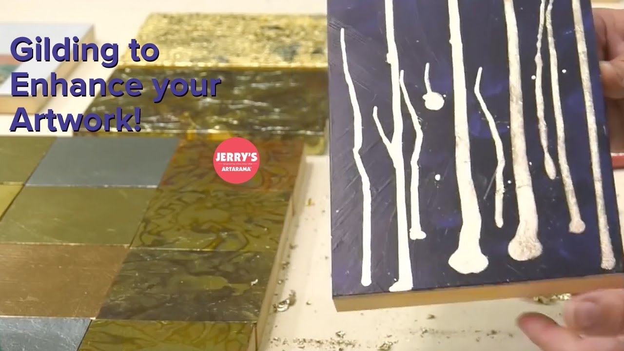 Gilding Artwork- Learn how easy it is! - YouTube