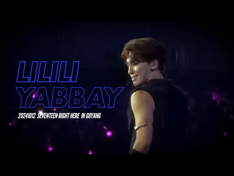 241012 세븐틴 RIGHT HERE IN GOYANG 13월의 춤 (LILILI YABBAY) 디노 직캠 DINO FOCUS - YouTube