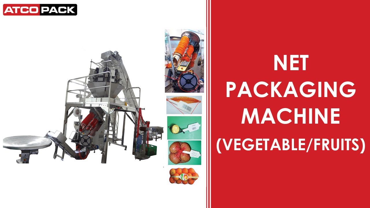 Net Packaging Machine For Onion - Vegetable Packaging Machine ...