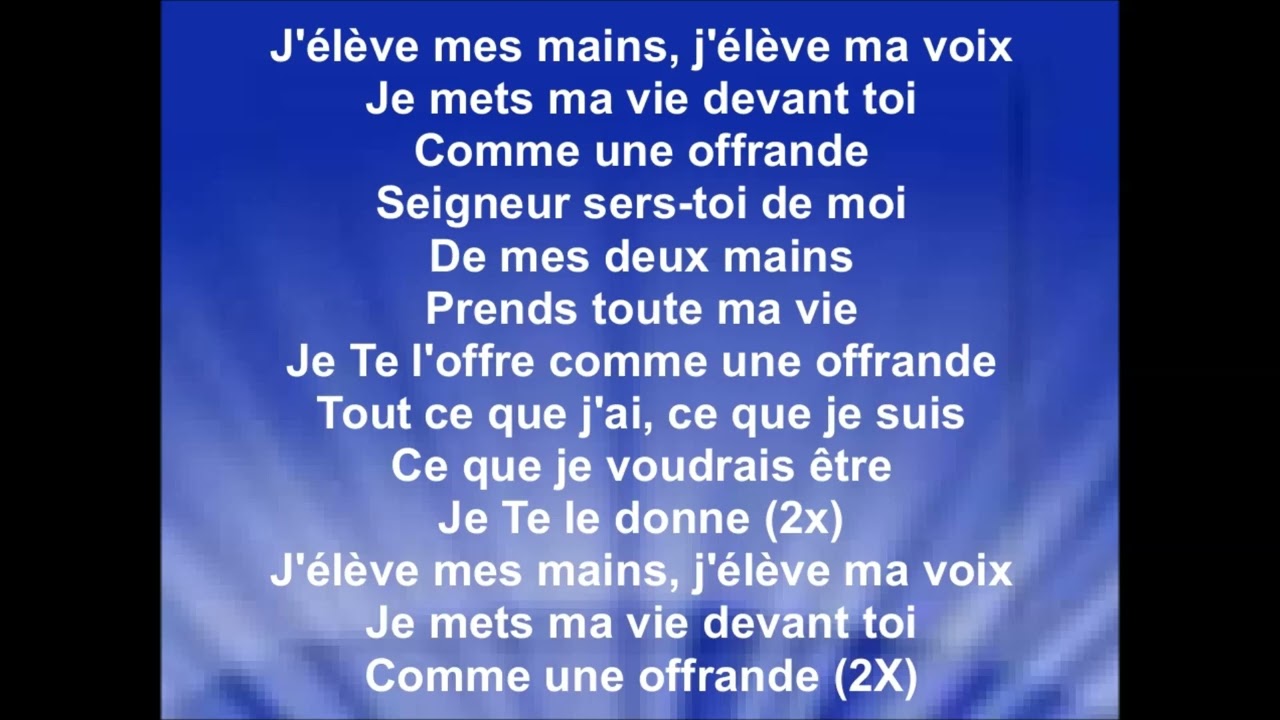 UNE OFFRANDE - Richard Loder - YouTube