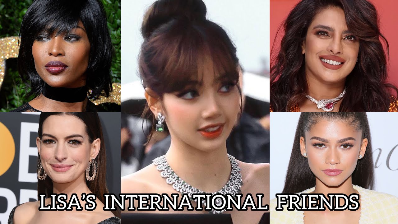 BLACKPINK LISA’S INTERNATIONAL FRIENDS! - YouTube