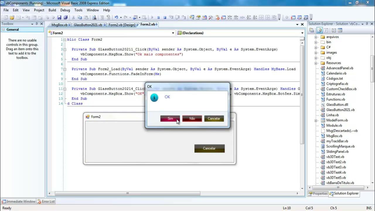 MessageBox Personalizado - MsgBox.Show vb.net - YouTube