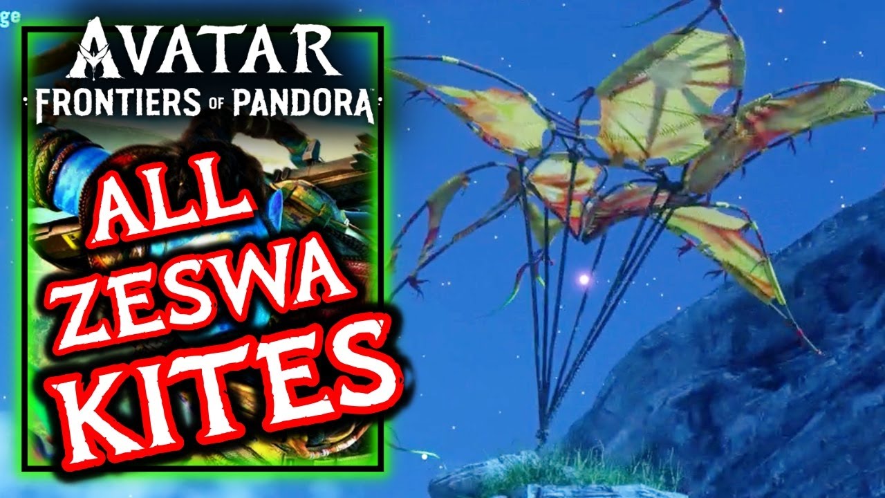 Avatar Frontiers of Pandora - All 9 Zeswa Kites - The Wind Will Carry ...