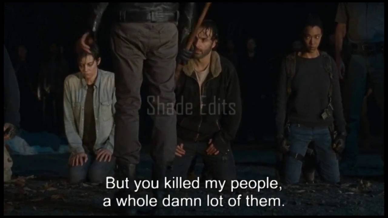 Negan39s Introduction Scene My Thoughts The Walking Dead