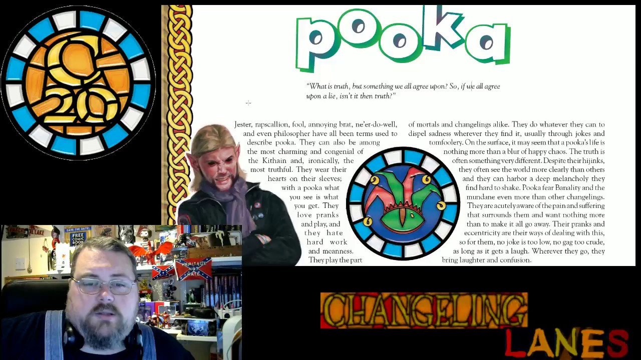 Changeling Lanes Kithbook Pooka - YouTube