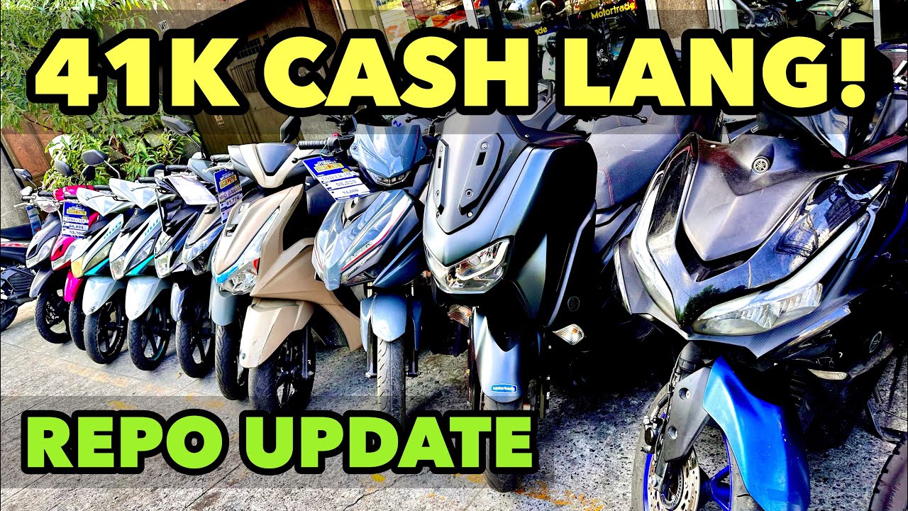 MURANG REPO MOTORCYCLE SA YAMAHA,SNIPER,AEROX,NMAX AVAILABLE - YouTube